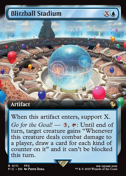 Blitzball Stadium (111) - EXTENDED ART (Foil) - Final Fantasy Commande ...